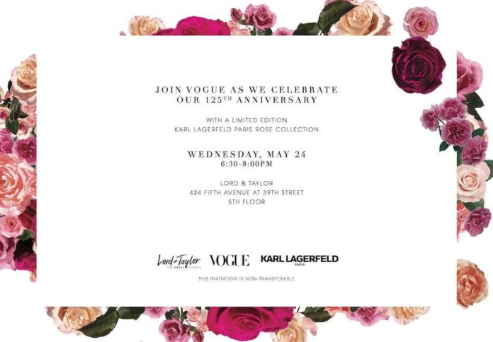 Name of the Rose: Vogue's 125th Anniversary Collection with Karl ...