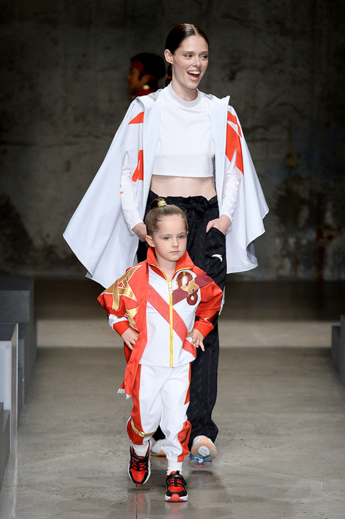 Coco Rocha and Her Mini Walk The Runway For ANTA Kids SS20 Collection ...
